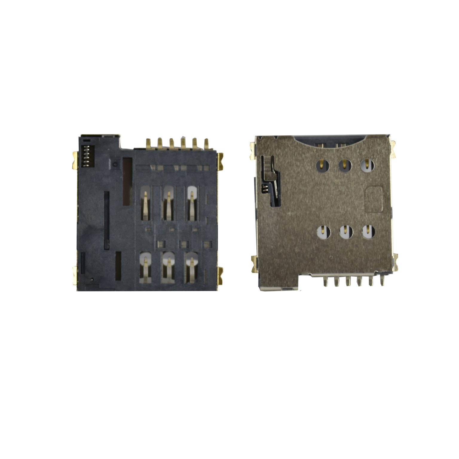 سوکت سیم کارت Micro Sim اتوماتیک 6 پین - مدارچیپ