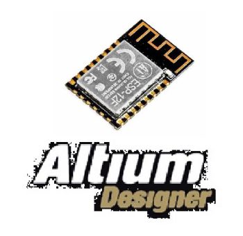کتابخانه ماژول esp8266 برای ALTIUM DXP - مدارچیپ